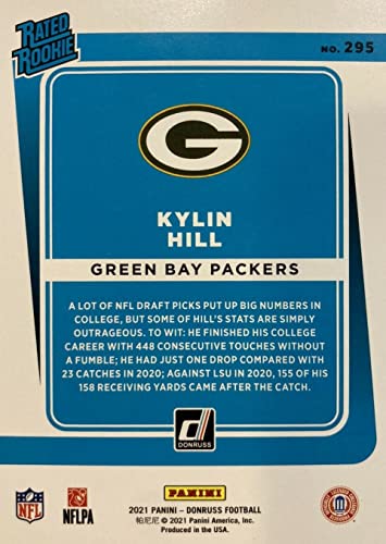 Green Bay Packers 2021 Donruss Factory Sealed Team Set with Aaron Rodgers, Brett Favre and 3 Rookies Plus