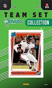 atlanta falcons 2021 donruss factory sealed team set with a rated rookie card of kyle pitts #260