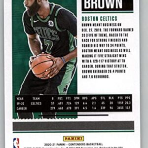 2020-21 Panini Contenders Season Ticket #84 Jaylen Brown Boston Celtics NBA Basketball Trading Card