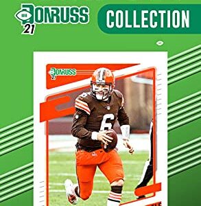 Cleveland Browns 2021 Donruss Factory Sealed 11 Card Team Set with Nick Chubb and 4 Rated Rookie Cards Plus