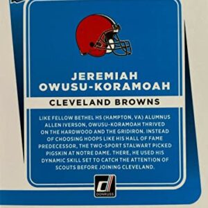 Cleveland Browns 2021 Donruss Factory Sealed 11 Card Team Set with Nick Chubb and 4 Rated Rookie Cards Plus