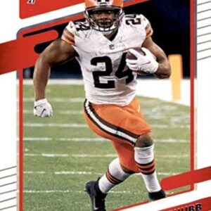 Cleveland Browns 2021 Donruss Factory Sealed 11 Card Team Set with Nick Chubb and 4 Rated Rookie Cards Plus