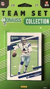 dallas cowboys 2021 donruss factory sealed 12 card team set with dak prescott and a rated rookie card of micah parsons plus