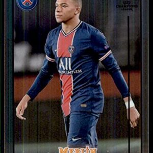 2020-21 Topps Merlin Collection Chrome UEFA Champions League - [Base] #100 - Kylian Mbappe