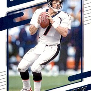 Denver Broncos 2021 Donruss Factory Sealed 10 Card Team Set featuring a Rated Rookie Card of Patrick Surtain II