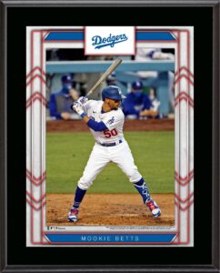 mookie betts los angeles dodgers 10.5" x 13" sublimated player plaque - mlb player plaques and collages