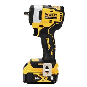 DEWALT DCF913P2 20V MAX* 3/8 in. Cordless Impact Wrench with Hog Ring Anvil Kit