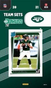 new york jets 2021 factory sealed 11 card team set with joe namath and zach wilson plus 3 other rated rookie cards