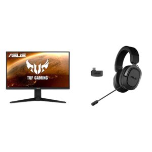 asus tuf gaming 27” hdr gaming monitor & tuf gaming h3 wireless headset