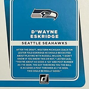 Seattle Seahawks 2021 Donruss Factory Sealed 9 Card Team Set with Russell Wilson and a D'Wayne Eskridge Rated Rookie Card Plus