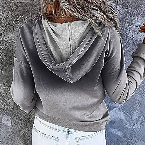 Baralonly Hoodies for Women Pullover, Casual Zipper Hooded Sweatshirts Long Sleeve Winter Fall Tops Cozy Sweater Shirts