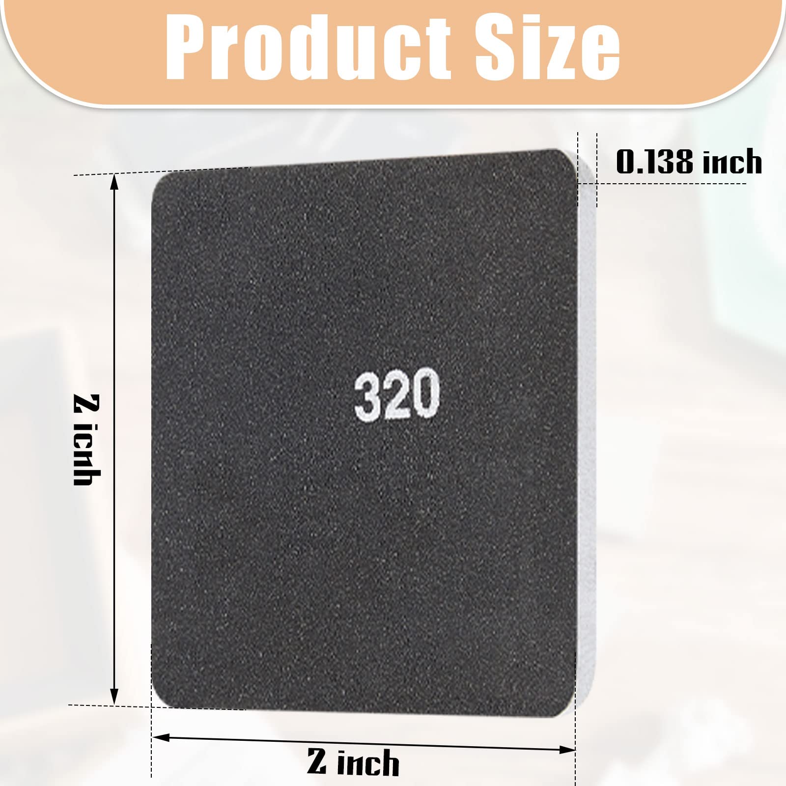 15 Pieces 2 x 2 Inch Sanding Pads Padded Sanding Pads Polishing Soft Mess Pen Sanding Kit Double Sided Grits for Plastic Sanding Acrylic Materials