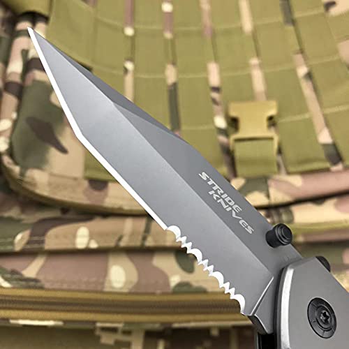 通用 Outdoor Camping Survival Knife Multifunction Tactical Rescue Tools Folding Hunting Knife w/Belt Cutter Glass Breaker Pocket Knife