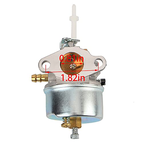 Carbhub 632371 Carburetor Snow Blower for Tecumseh H50 HSK50 H60 HSK60 H70 HSK70 Toro 38510 38513 38063 38065 38062 38050 38040 38072 38073 Thrower Replaces 632371A 632379A 632379 with Spark Plug