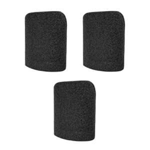 amazon basics 2.5 to 4 gallon foam wet filter 3-pack, black