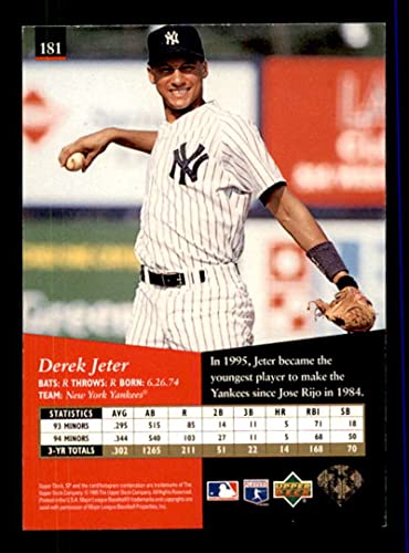 Derek Jeter Card 1995 SP #181