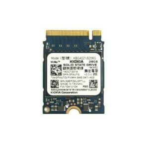 toshiba(kioxia) 256gb pcie nvme 2230 ssd (kbg40zns256g) (oem), 30mm