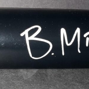 Brandon Marsh Philadlephia Phillies Autographed Signed Black Baseball Bat Beckett WITNESS COA