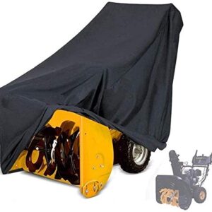 UCARE Snow Thrower Cover Dustproof Waterproof Snow Blower Covers for Most Electric Two-Stage Snow Throwers (S: 42.91x31.88x50in/ 109x81x127cm)