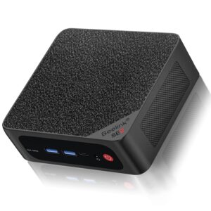 beelink mini pc ser5 max, amd ryzen 7 5800h(8c/16t,up to 4.4 ghz),mini computer 16gb ddr4 ram 500gb m.2 ssd graphics 8 core 2000 mhz wifi6/bt5.2/hdmi+dp+type-c,support three-screen display