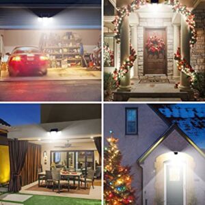 2 Pack Solar Security Lights Outdoor, 3000LM/231LED Wireless IP65 Waterproof Wall Motion Sensor Lights LED Flood Lights Outdoor for Front Door, Backyard, Garage, Deck…