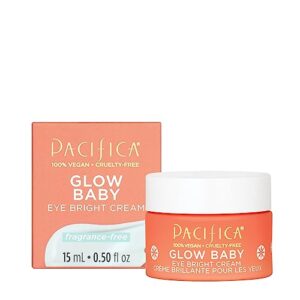 pacifica glow baby eye bright cream cream unisex 0.5 oz