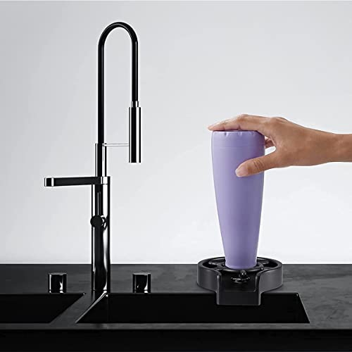 Faucet Glass Rinser, Kitchen Sink Glass Rinser Beer Bar Cup Bottle Glass Rinser Washer Cleaner Kitchen Sink Attachment Accessory for Home KTV Bar Restaurants Cafes