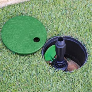 Jayen 2/4 Pcs 6" Valve Box Cover Lid for Sprinkler Irrigation System