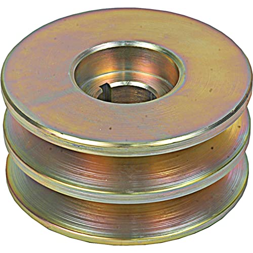 DB Electrical 202-20000 Pulley Compatible with/Replacement for CaseIH A44442, Prestolite 34-399, PU-697, Center of Groove to Rear 13.100mm, Groove Type V-Groove Tractors