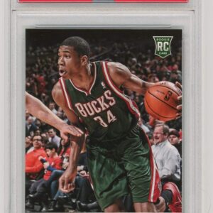 Giannis Antetokounmpo 2013 Panini Basketball Rookie Card RC #194 Graded PSA 9