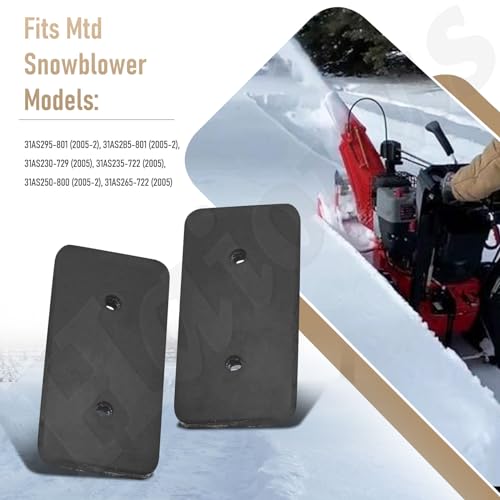 735-04032 735-04033 Replacement Rubber Paddle Set - by Haiouus, Compatible with MTD Snowblower 2004 and Newer 753-04472 735-04033