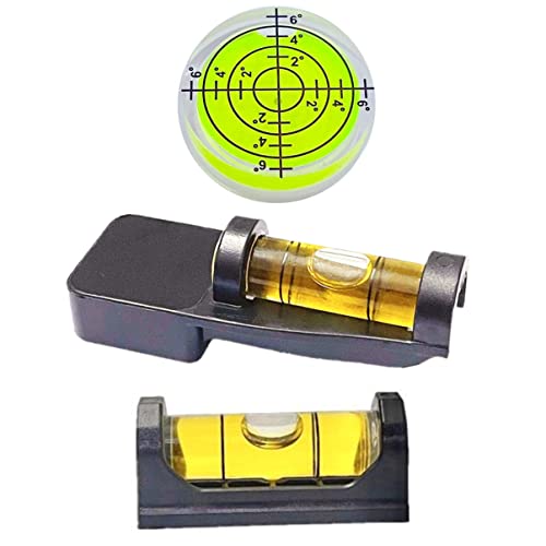 ZUJHPYMI 3Pcs Magnetic Bubble Spirit Levels Set Magnet Scope Level Measuring Tools