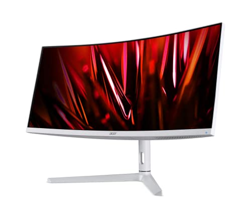 Acer Nitro XZ306C Xwmiiiphx 29.5" 1500R Curved Zero-Frame UWFHD (2560 x 1080) VA Gaming Monitor | AMD FreeSync Premium | Up to 200Hz | 1ms VRB | Display Port, 1 x HDMI 2.0 & 2 x HDMI 1.4 Ports