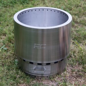 Rough Country Stainless Steel Smokeless Fire Pit w/Carry Bag - 117515