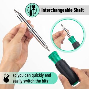 Bates- 11-in-1 Screwdriver/Nut Driver, Multi-Bit Screwdriver, Multi Screwdriver, 11 in 1 Screwdriver, Screw Driver, Multibit Screwdriver, All in One Screwdriver, Multitool Screwdriver