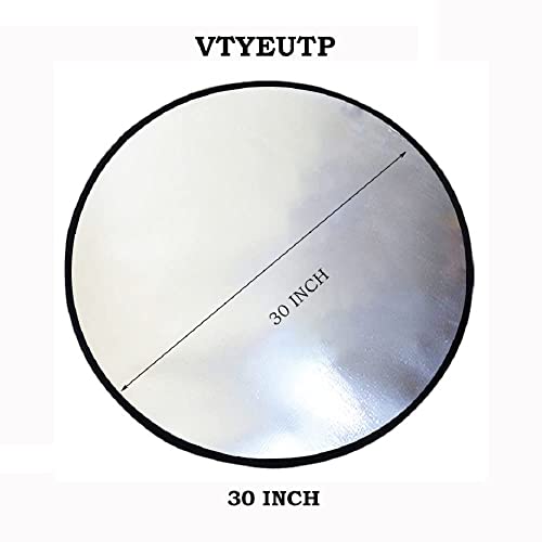 VTYEUTP Fireproof Mat for fire Pit mat 30" Round, Fireproof Mat for Patio, Deck, Grass, Lawn, Heat Shield, Fire Resistant Pad for Outdoor, Fire Pit Accessories(30 Inch)