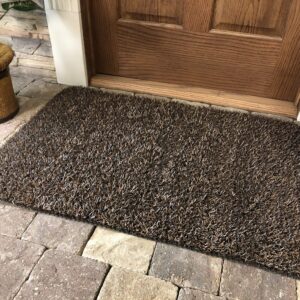 CLEAN MACHINE 10376923 High Traffic Astroturf Dirt Trapper Doormat, 23.5" x 35.5", Sandbar