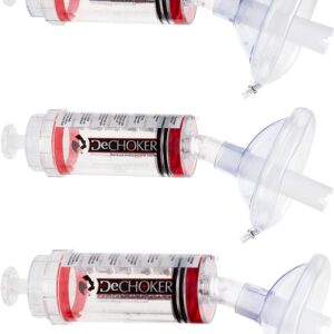 DeCHOKER Choking Rescue Anti-Choking Device for Qty 1 Adult (Ages 12+ Years) and Qty 2 Toddler (Ages 1-3 Years), Pack of 3, First Aid Choking Rescue