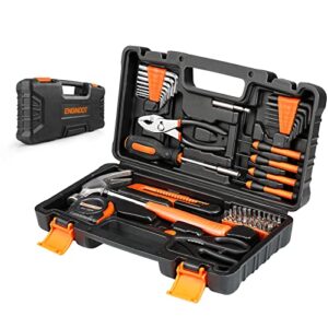 ENGiNDOT Home Tool Kit, 57-Piece Basic Tool kit with Storage Case for Household Repair, Home Improvement and DIY Project