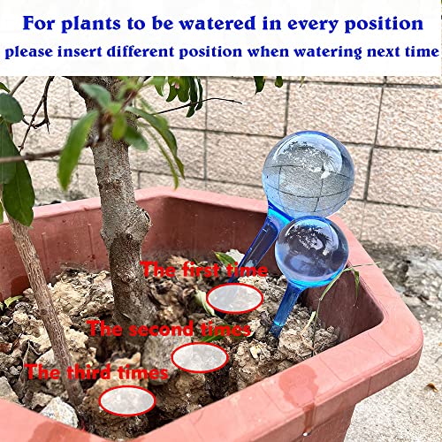 Plant Watering Dispenser, 10Pcs Plant Watering Devices, Premium Plant Automatic Waterer, Indoor Outdoor Plant Self Watering Spikes, Pot Flower Self Watering Bulbs