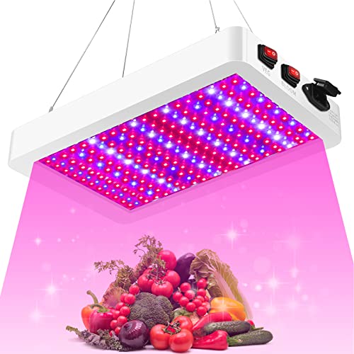 LUYIMIN 1000W LED Grow Light, 261PCS LEDs Dual Switch Full Spectrum Plant Light, Grow Lights for Indoor Hydroponic Plants Veg Flower Greenhouse Growing Lamps, Double Chips