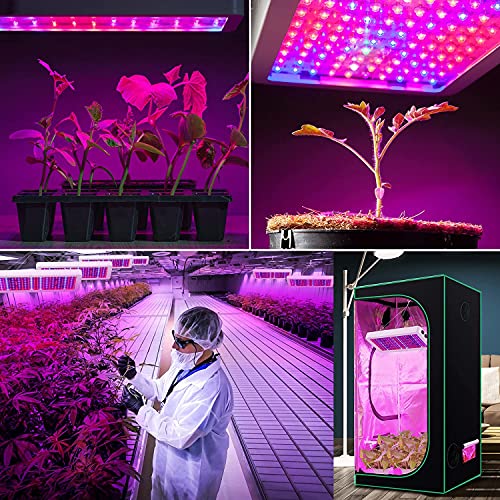 LUYIMIN 1000W LED Grow Light, 261PCS LEDs Dual Switch Full Spectrum Plant Light, Grow Lights for Indoor Hydroponic Plants Veg Flower Greenhouse Growing Lamps, Double Chips