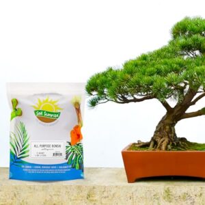 All-Purpose Bonsai Potting Mix (2 Quarts), All-Natural Organic Nutrient-Rich Bonsai Soil Mixture