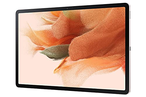 SAMSUNG Galaxy Tab S7 FE 2021 Android Tablet 12.4” Screen WiFi 64GB S Pen Included Long-Lasting Battery Powerful Performance, Mystic Pink (Renewed)