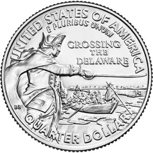 2021 d bu general george washington crossing the delaware quarter choice uncirculated us mint