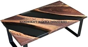 epoxy table live edge wooden table epoxy resin river table natural wood dining table natural epoxy table resin table