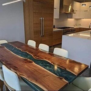 Epoxy Table Live Edge Wooden Table Epoxy Resin River Table Natural Wood Dining table Natural Epoxy Table Resin Table