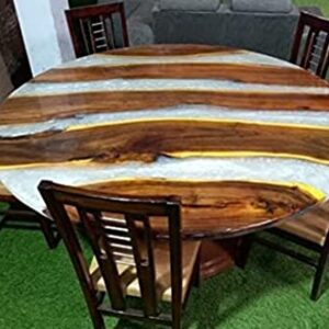 Epoxy Table, Live Edge Wooden Table, Epoxy Resin River Table, Natural Wood,Dining table, Natural Epoxy Table, Resin Table