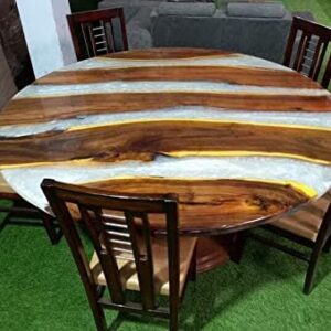 Epoxy Table, Live Edge Wooden Table, Epoxy Resin River Table, Natural Wood,Dining table, Natural Epoxy Table, Resin Table