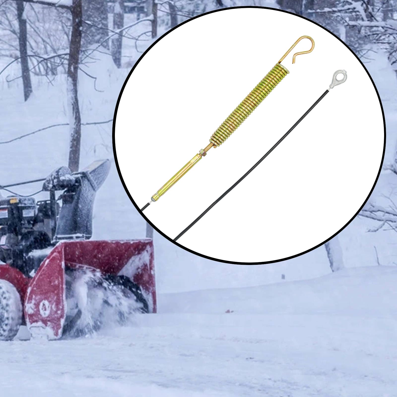 06900438 Auger & Upper Traction Control Cable for Ariens 920013, 920014, 920402, 920403, 920404, 916003 Compact and SNO-Tek Snowblowers